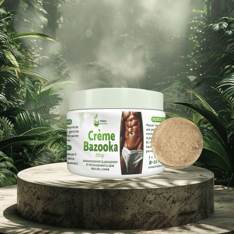 CREME BAZOUKA AGRANDISSEMENT GÉNITAL DE L'HOMME 100% BIO – Maison biosante
