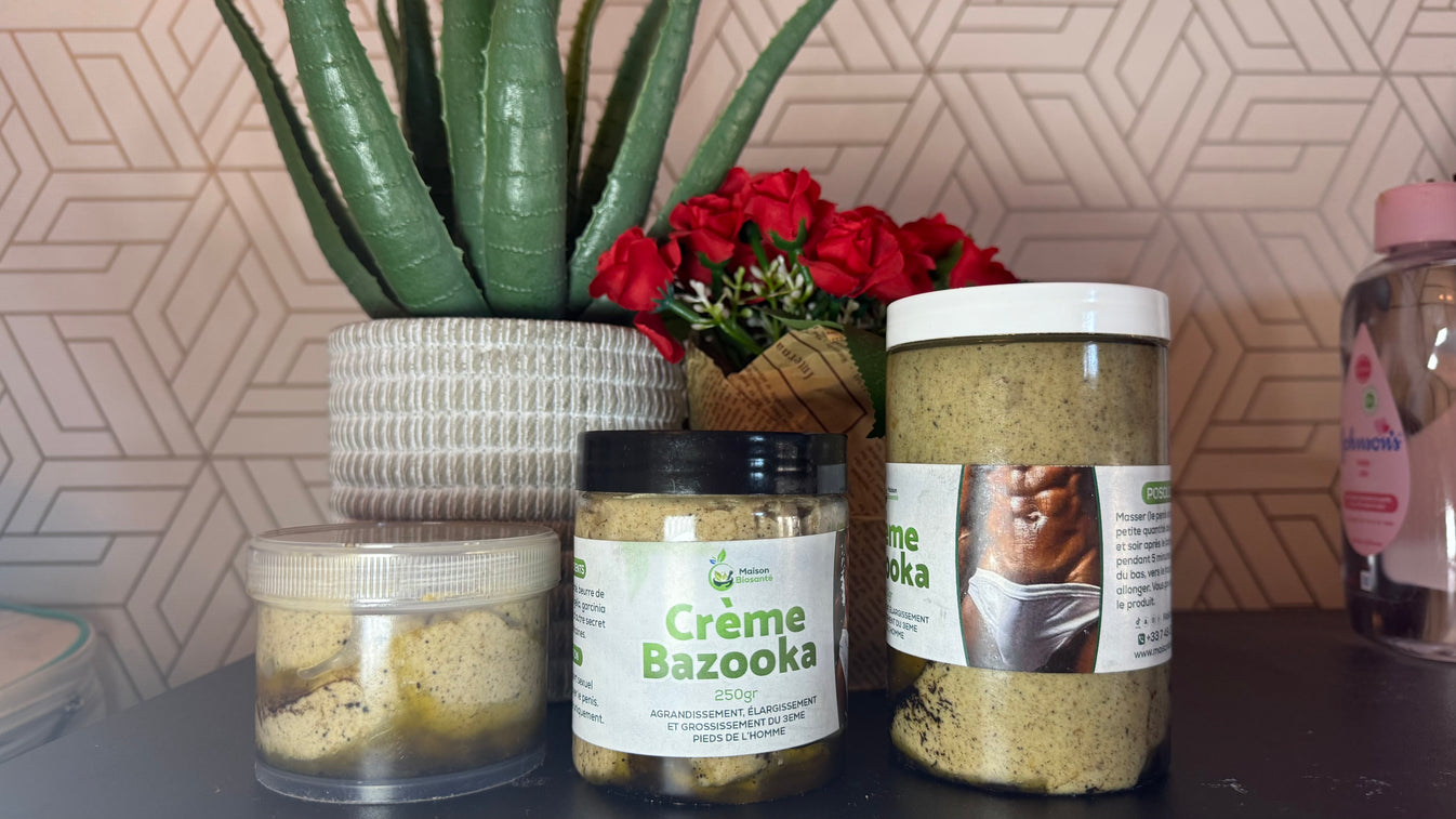 CREME BAZOUKA AGRANDISSEMENT GÉNITAL DE L'HOMME 100% BIO – Maison biosante