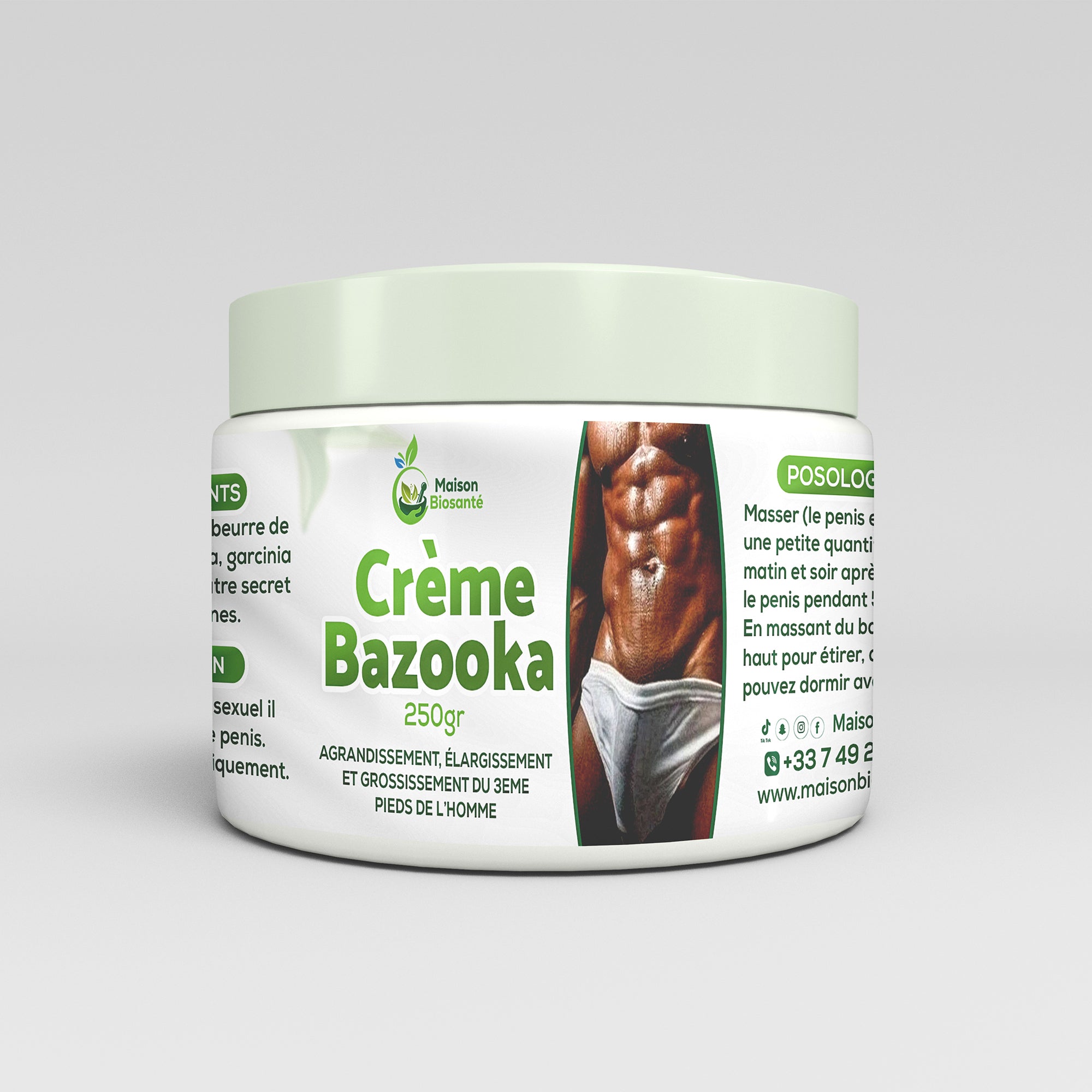 Crème bazouka / Grossir et allonger – Maison biosante